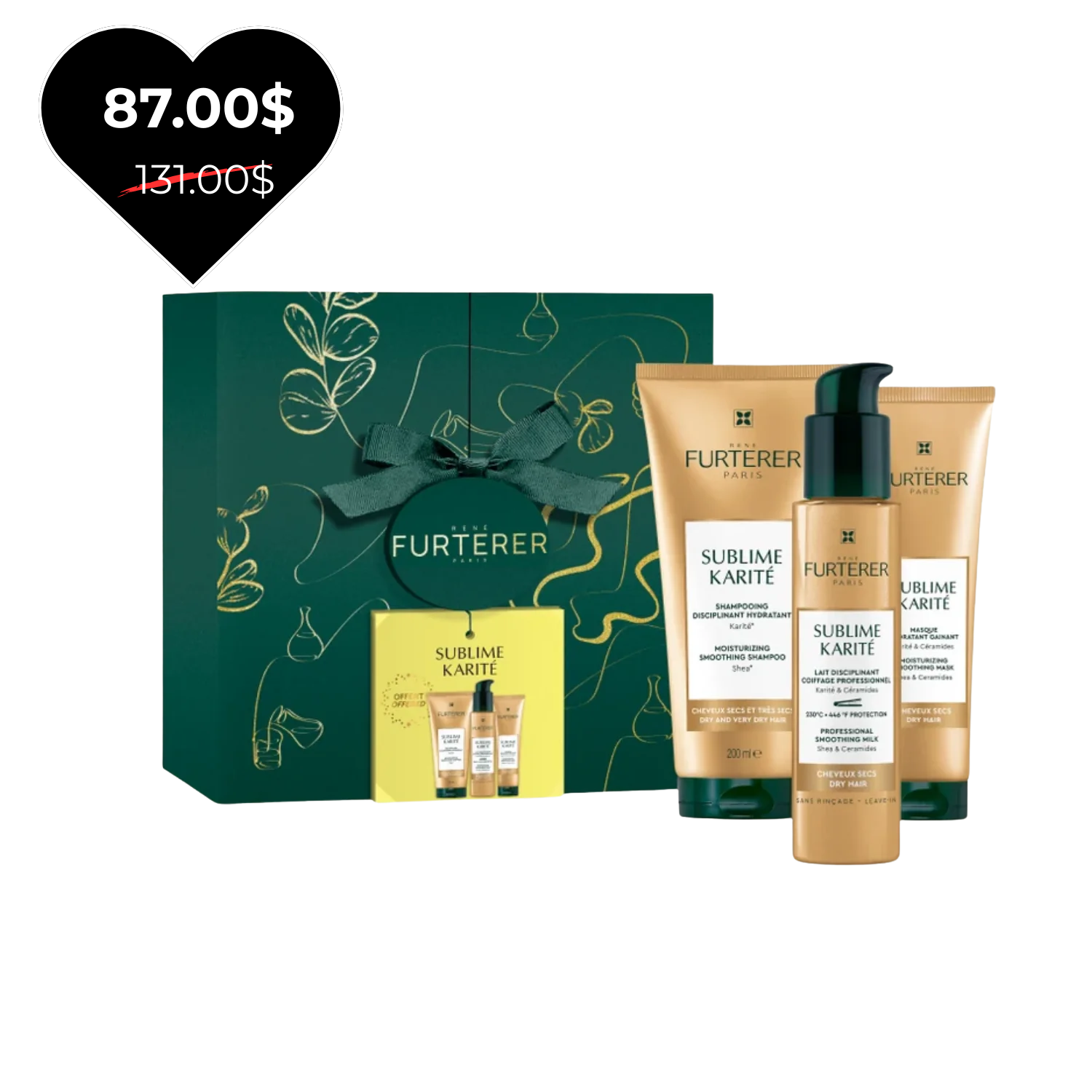 Coffret Sublime Karité René Furterer – Soin complet pour cheveux secs ...