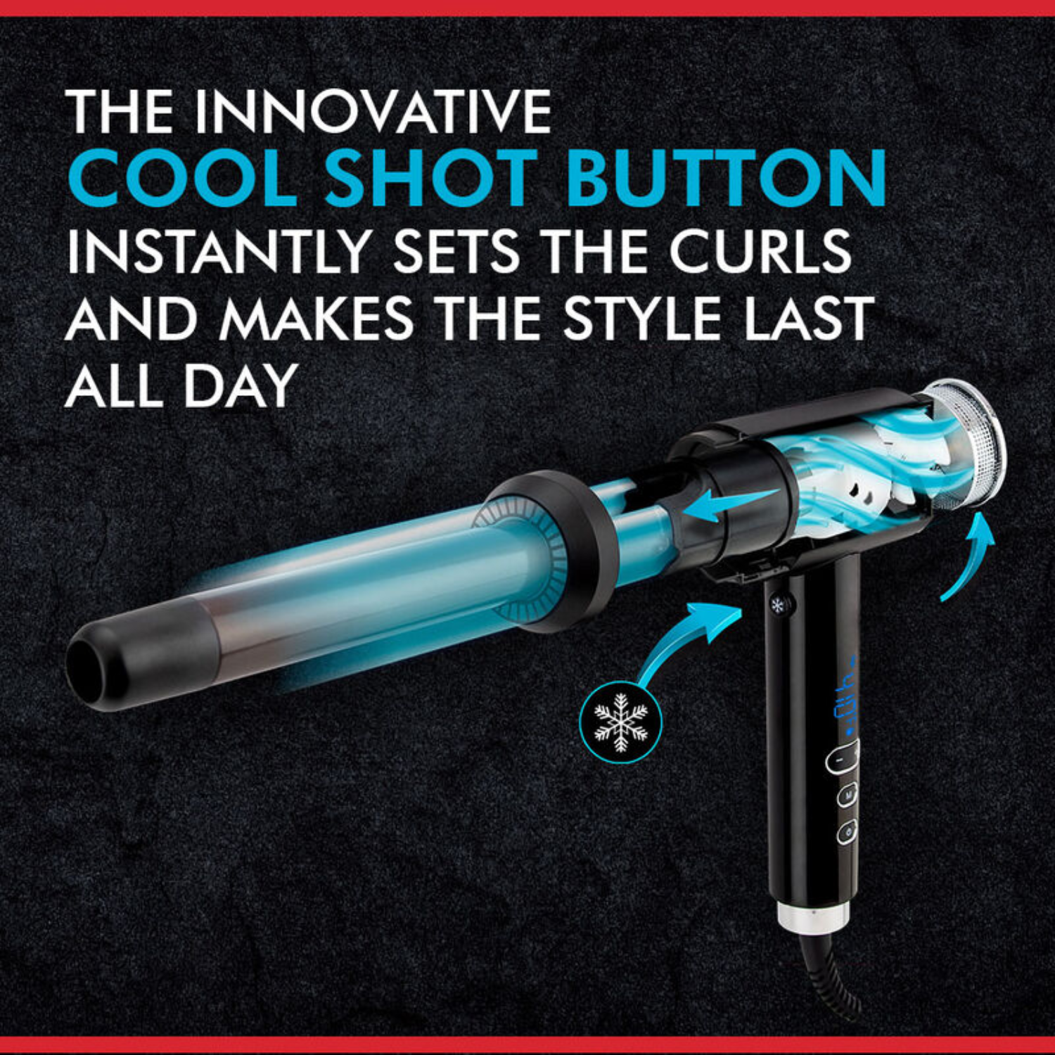 CHI LAVA Curl Shot – Fer à friser 1po en céramique lave volcanique ...