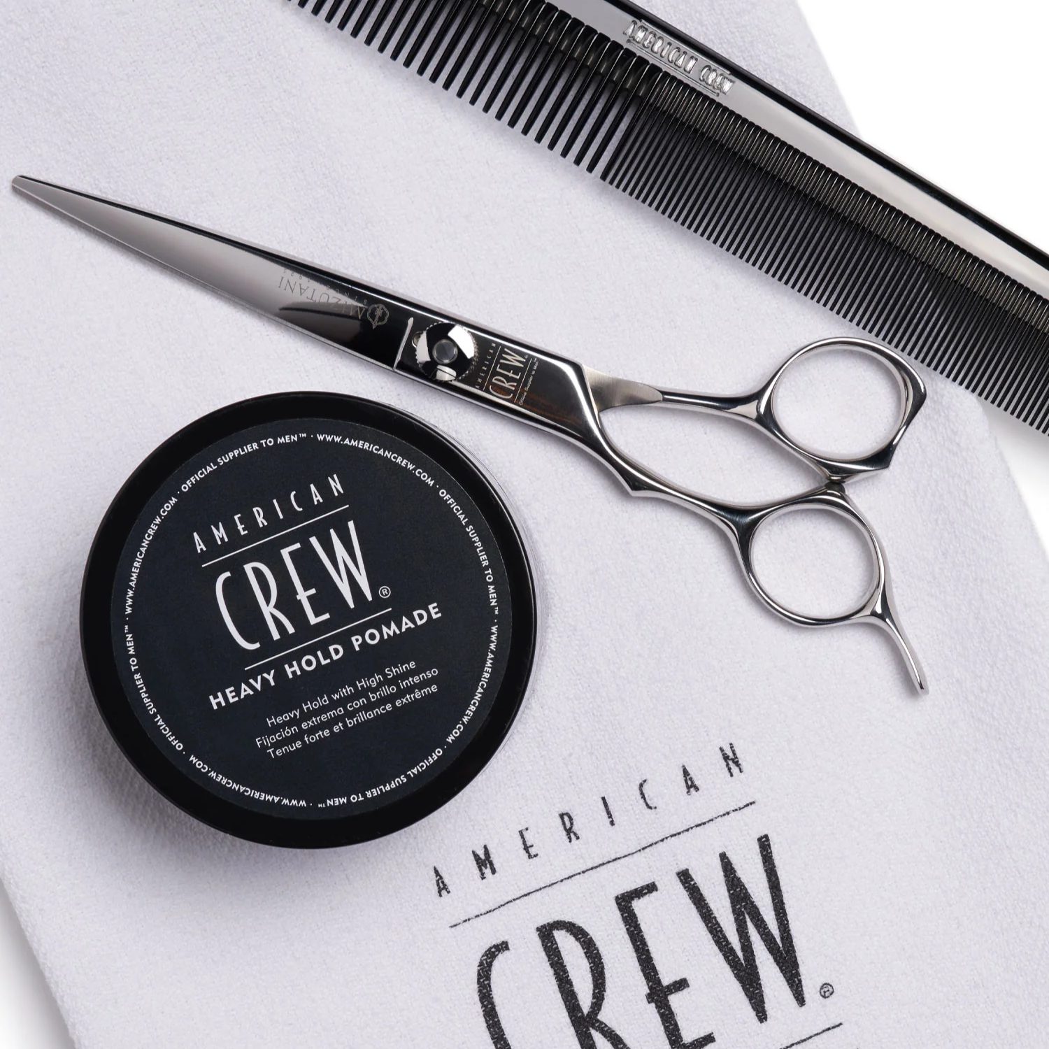 Pomade Heavy Hold American Crew 85g – Tenue forte & brillance intense ...